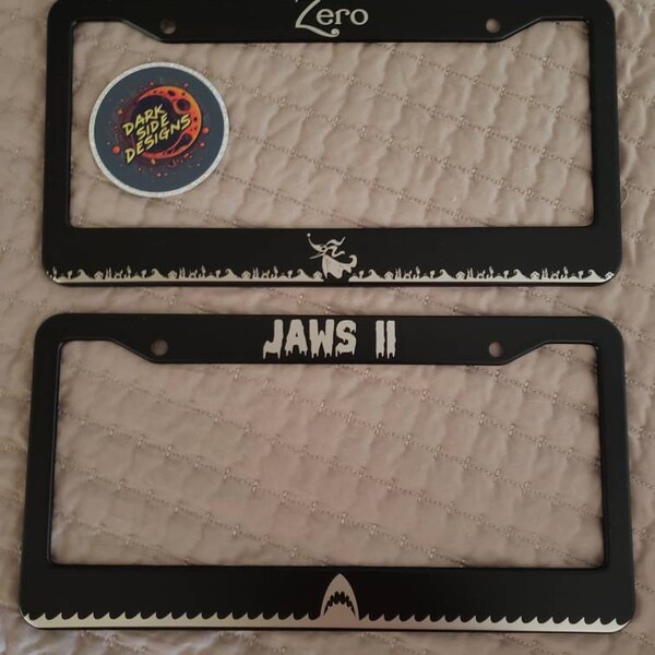 Custom Laser Engraved License Plate Covers | Frames - Etsy