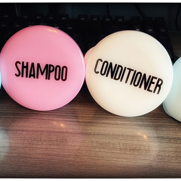 Shampoo Conditioner Body Wash Stickers | Personalized Shampoo Labels ...