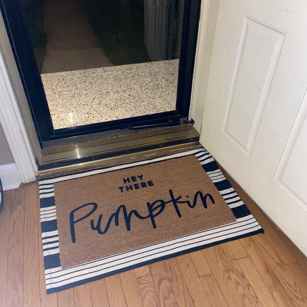 Doorbell Broken Welcome Mat Hand Painted, Custom Doormat Cute Doormat ...