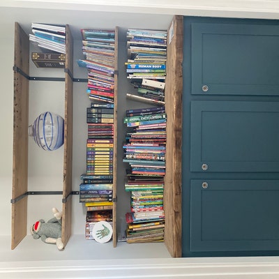 Triple Shelf Bracket Heavy Duty Metal Shelf Bracket, Multi Level ...