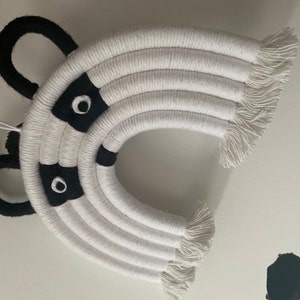 Zebra Macrame Wall Hanging / Zebra Nursery Decor / Animal - Etsy