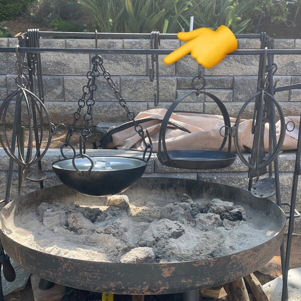 Workbench Holdfast With Leaf Finial, 3/4" or 1" Hole. Hand Forged by ...