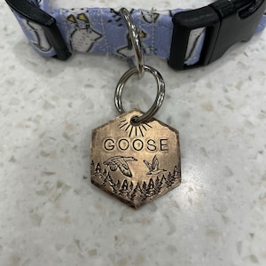 Goose Dog Tag, Dog Tags for Dogs, Pet Id Tag, Personalized, Custom ID ...
