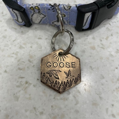 Goose Dog Tag, Dog Tags for Dogs, Pet Id Tag, Personalized, Custom ID ...