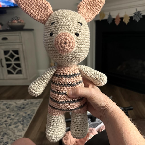 Piglet Crochet Pattern – Pig Amigurumi Pattern, Digital PDF Files ...
