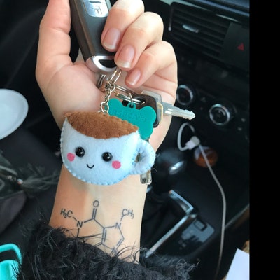 Felt Food Keychains Toast Donut Pancake Fried Egg Tea - Etsy UK