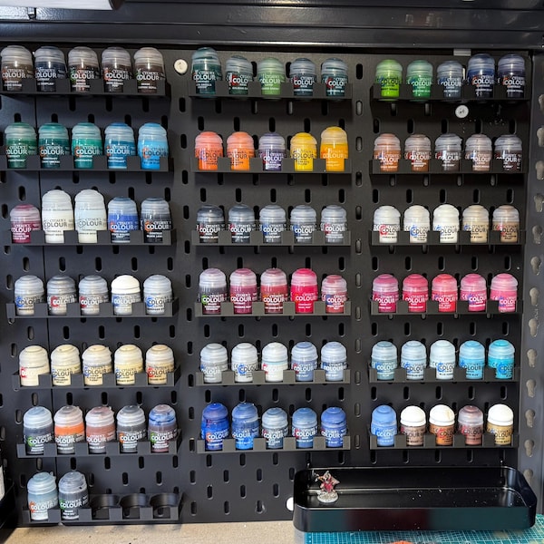 IKEA Skadis Paint Holder Racks (vallejo, Army Painter, Citadel, Pro ...