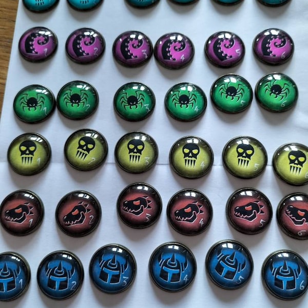 Dungeons and Dragons D&D 5E Compatible Premium Brass Backed Class ...