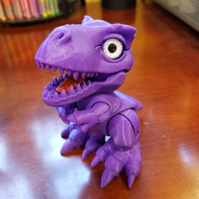 Boon Tiny T-rex Dinosaur 3d Printed Articulated Custom - Etsy