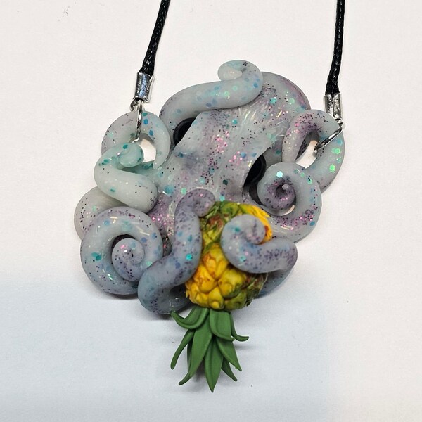 Hugging Octopuses Necklace, Octopus Jewelry, Octopus Necklace ...