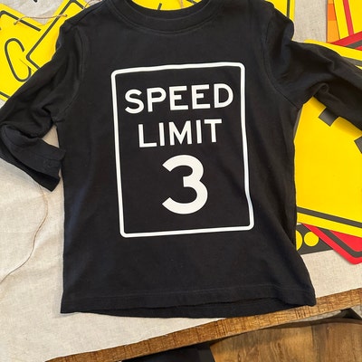 Speed Limit 3 Sign Logo Symbol Svg Png Dxf Eps Pdf Layered by Color Cut ...