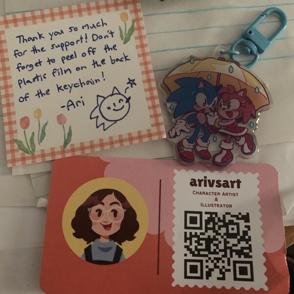 Sonic/shadow & Sonic/amy Keychains - Etsy