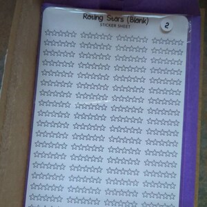 Reading Log Sticker 4.4w X 5.9h Title, Author, and Rating Columns 20 ...