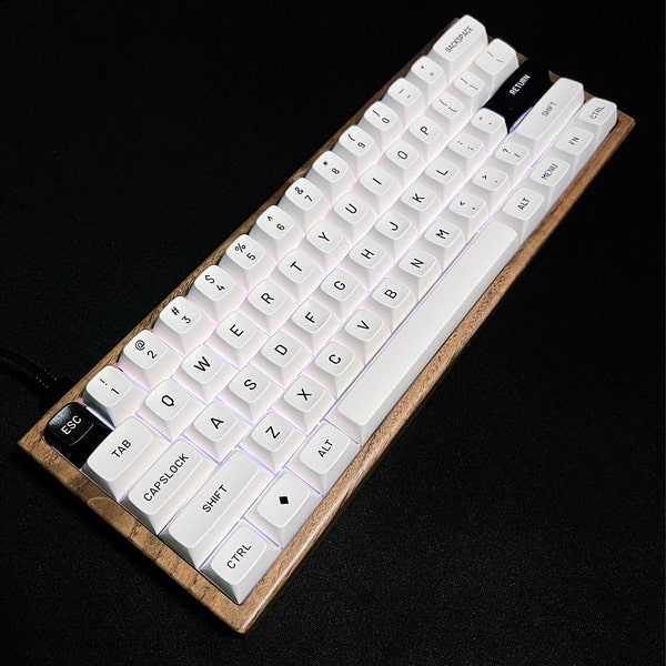 Custom Wood Keyboard Case for GH60, GK61X, DAGK Acr68 Pro, Anne Pro 2 ...
