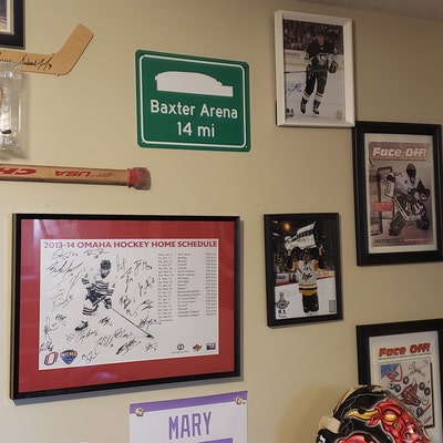 Custom Stadium Road Sign Pick Your Team and Customize the Distance From ...