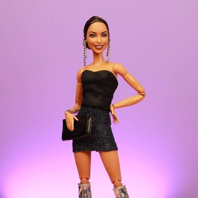 C021 Fishnet Doll Pantyhose Tights for 12 Fashion Dolls Poppy Parker ...