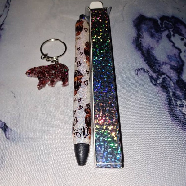 Fall Glitter Pens, Pumpkin Glitter Pen, Refillable Pens, Custom Pens ...