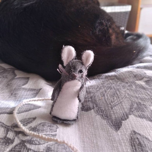 Small Stuffed Mouse, Handmade Felt Mouse, Felt Animal Gift, Soft Toy ...