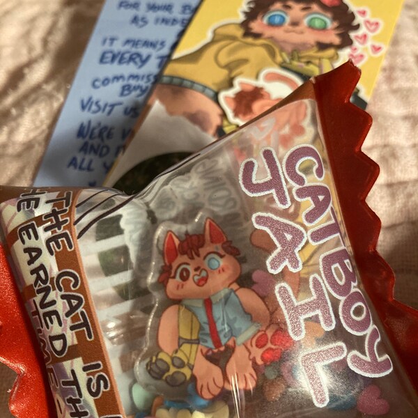 Catboy Jail Candy Bag Charms! - Etsy