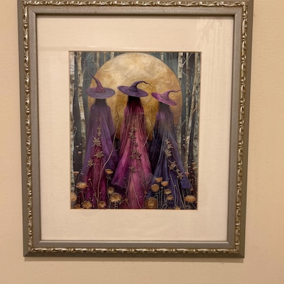 Siren Reading a Book Fine Art Print Surreal Fantasy Wall Decor, Moody ...