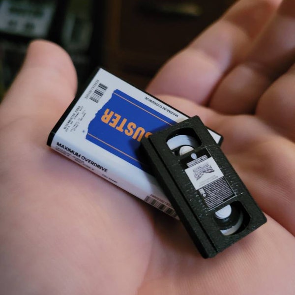 Mini Rental VHS Custom Tapes in 1/3, 1/6 and 1/12 Scale! Pick Any Movie ...