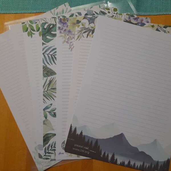 JW Ministry Letter Writing Paper Dispatched Within 3 Working Days ...