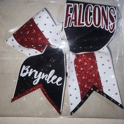 Custom College Cheer Bows Designed in Your Team Colors. Price Listed is ...