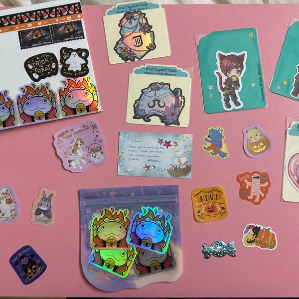 FFXIV Inspired Astrologian Soul Stone Vial - Holographic Gloss Vinyl ...