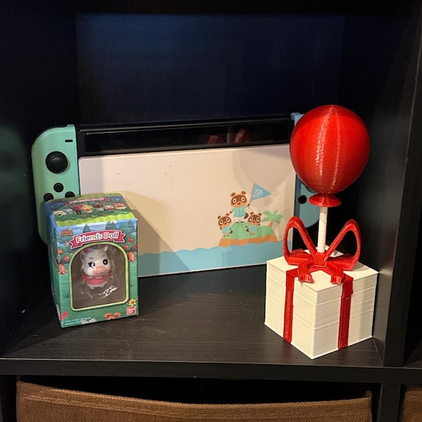 Animal Crossing Balloon Present Box - Trinket or Nintendo Game Case ...