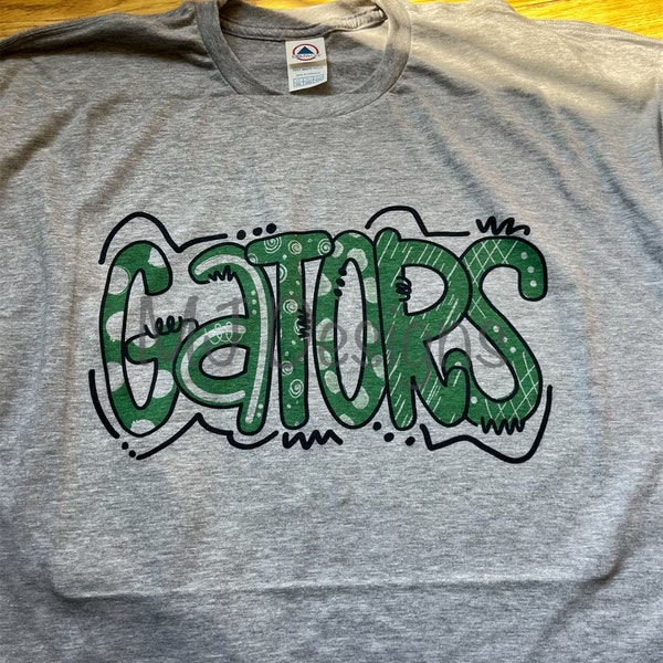 Gators Png - Digital Designs - Mascot Team Design - Etsy