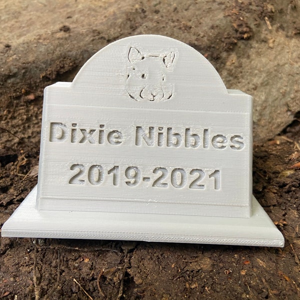Customized Hamster Headstone / Tombstone / Grave Marker / Personalized ...