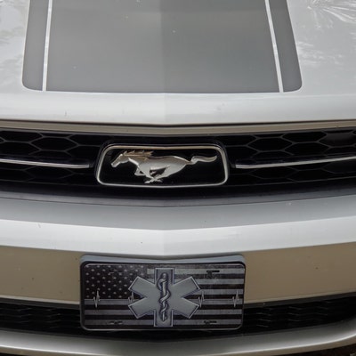 EMT Custom License Plate Custom Car Tag EMS Star of Life Distressed ...