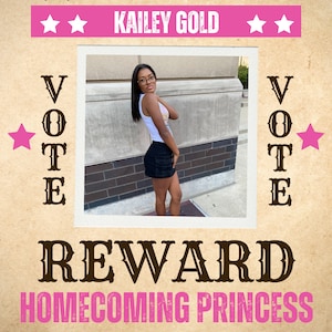 Wanted Poster Homecoming Queen, Homecoming Poster, Class Treasurer ...