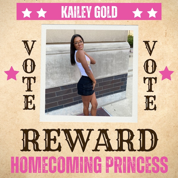 Wanted Poster Homecoming Queen, Homecoming Poster, Class Treasurer ...