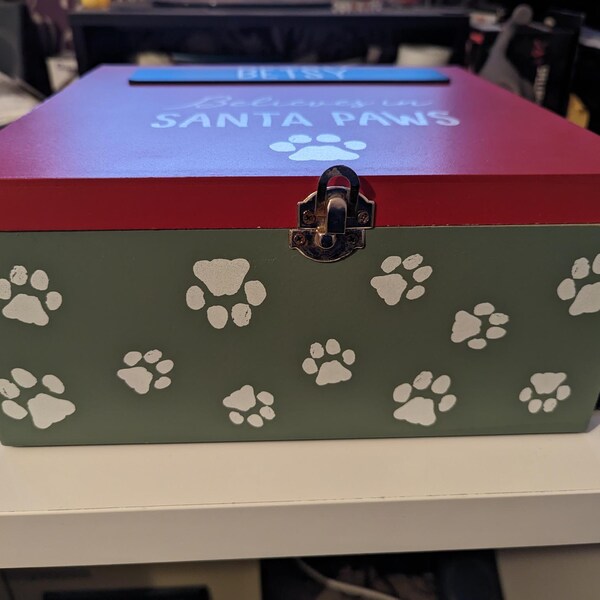 Personalised Dog Christmas Eve Box Santa Paws Box Pet Xmas Gifts With ...