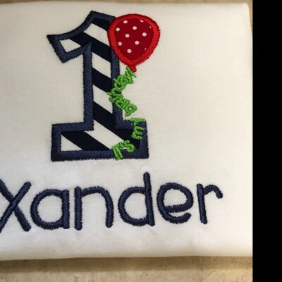 1st Birthday Boy Embroidery Machine Pattern First Birthday - Etsy