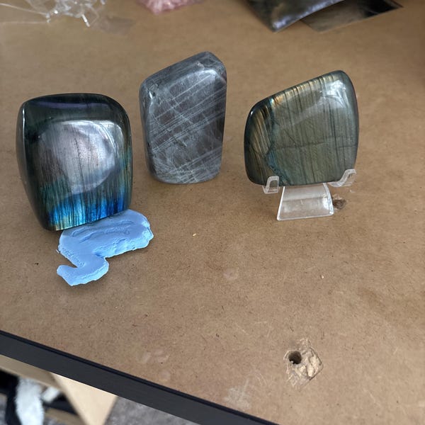 AAA+ Quality Natural Rare Blue, Gold Labradorite Crystal, Super Flashy ...