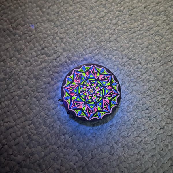 Festival Hat Pin, UV Reactive, Hat Pin, Neon Pin, Stoner Gift, Rave ...