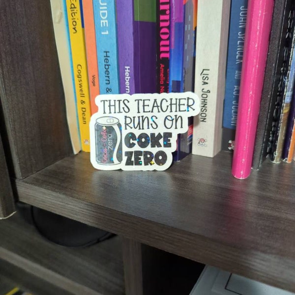 First Grade Teacher Sticker | Sparkly Holographic Teacher Sticker ...