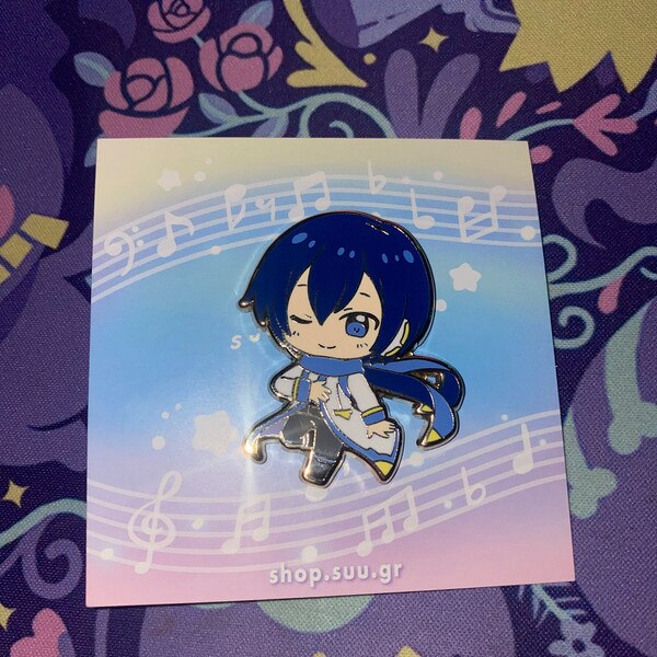 Virtual Vocalist Kaito Hard Enamel Pin, Christmas Gift - Etsy
