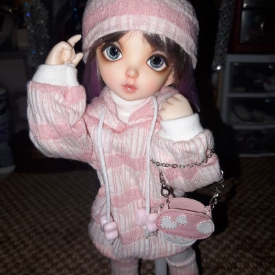Yosd Hooded Sweater Long Hoodie & Beanie for 1/6 1/4 BJD Neo - Etsy