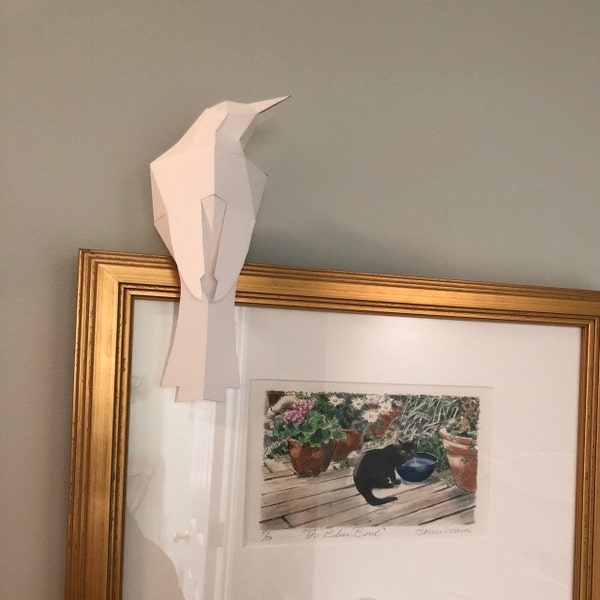 DIY Bird for a Frame, Papercraft Bird, Animal Paper Craft, Easy Simple ...