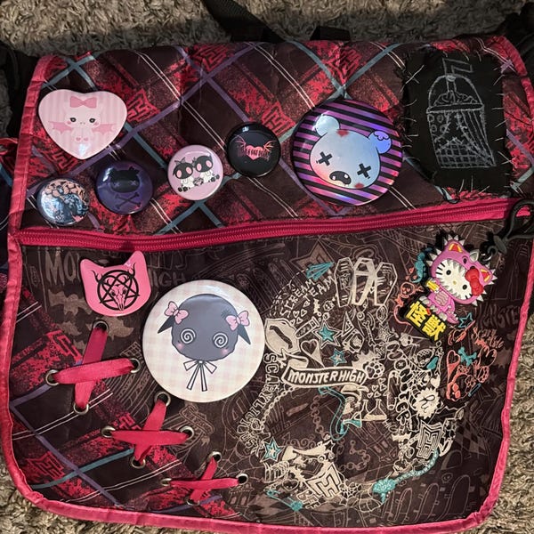 100% Spoiled Pink Brat Y2k Phrase 2000s Cute Text Kawaii Pin Button - Etsy