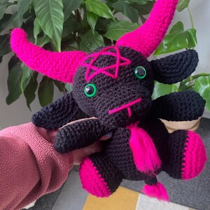 Crochet Voodoo Doll Bunny Devil Bunny Plush 666 Satan - Etsy