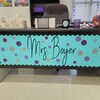Teacher Name, Teacher Desk Decal, Classroom Decor, Vinyl Wall Decal ...