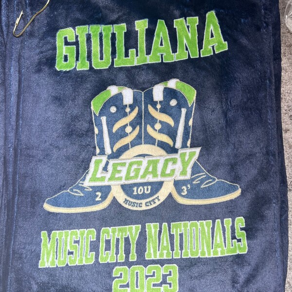 12 X 18 Personalized Pin Trading Towel Perfect for National and World ...