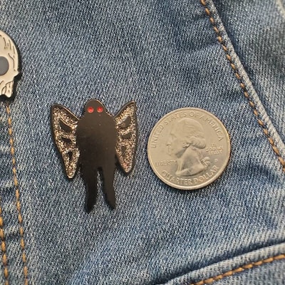Mothman Enamel Pin mothglam Edition - Etsy