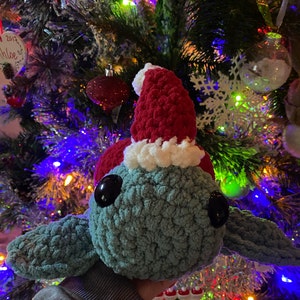 Santa Christmas Turtle Pattern Crochet PDF Download Beginner - Etsy