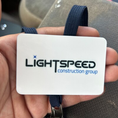 Full Color Personalized Wearable Magnetic Name Tags. Your Color Logo ...