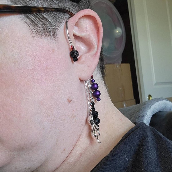 Pumpkin Ghost - Ear Cuff - Halloween - Etsy